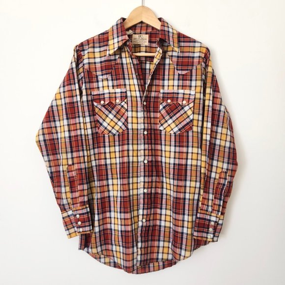 Dee Cee | Shirts | Vintage 6s Dee Cee Pearl Snap Western Shirt Saw ...